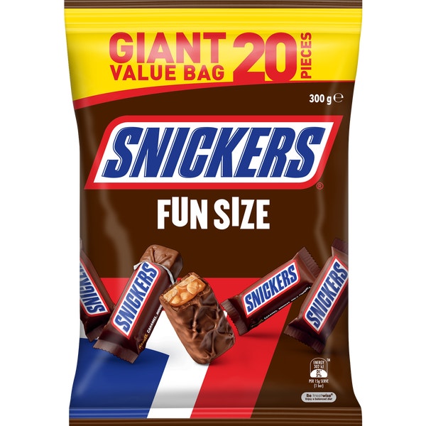 SNICKERS Fun Size Sharepack 20 pieces 300 g | SNICKERS®